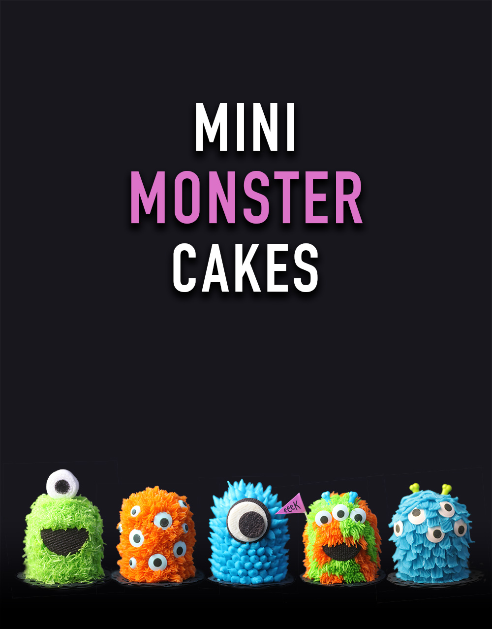 Mini Monster Cakes – bakerella.com