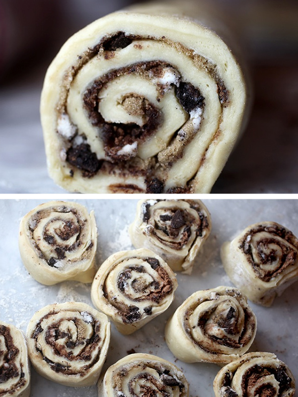 Oreo Cookie Rolls | Bakerella
