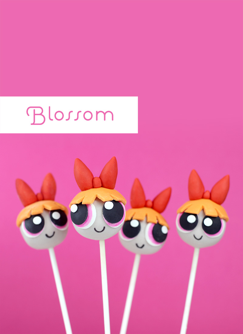 The Powerpuff Girls Cake Pops | Bakerella