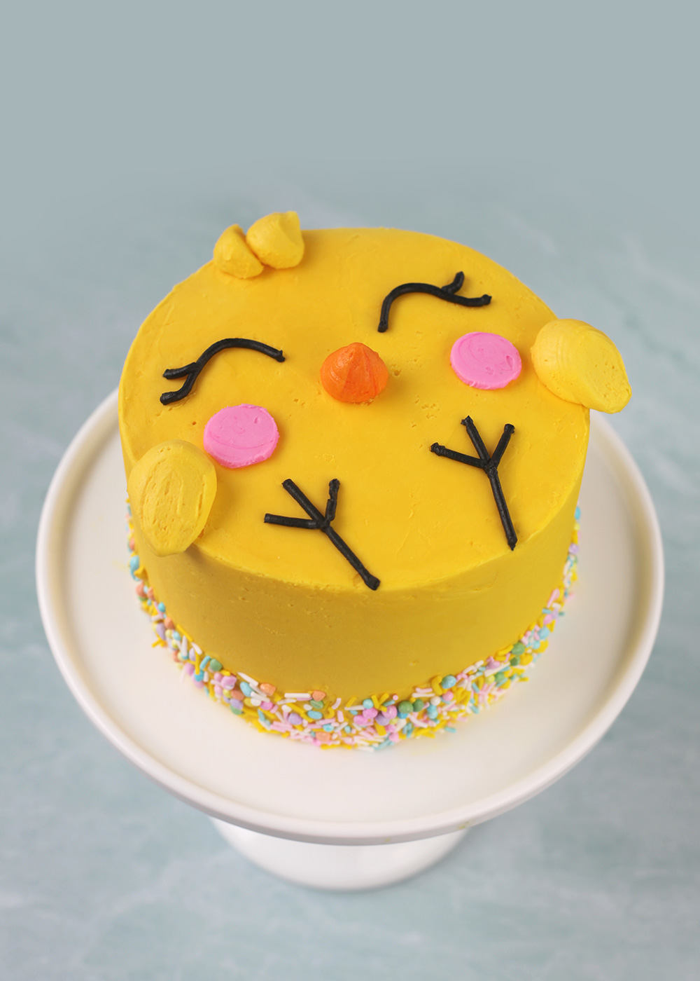 Sweet Baby Chick Cake | Bakerella