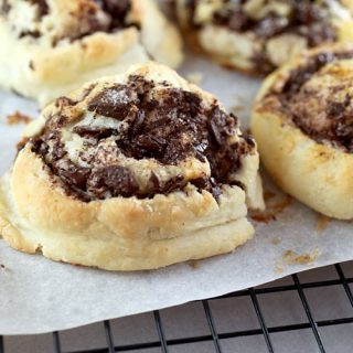 Chocolate Swirl Biscuits | Bakerella