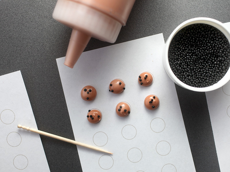 Chocolate Chip Cookie Candy Buttons - Bakerella