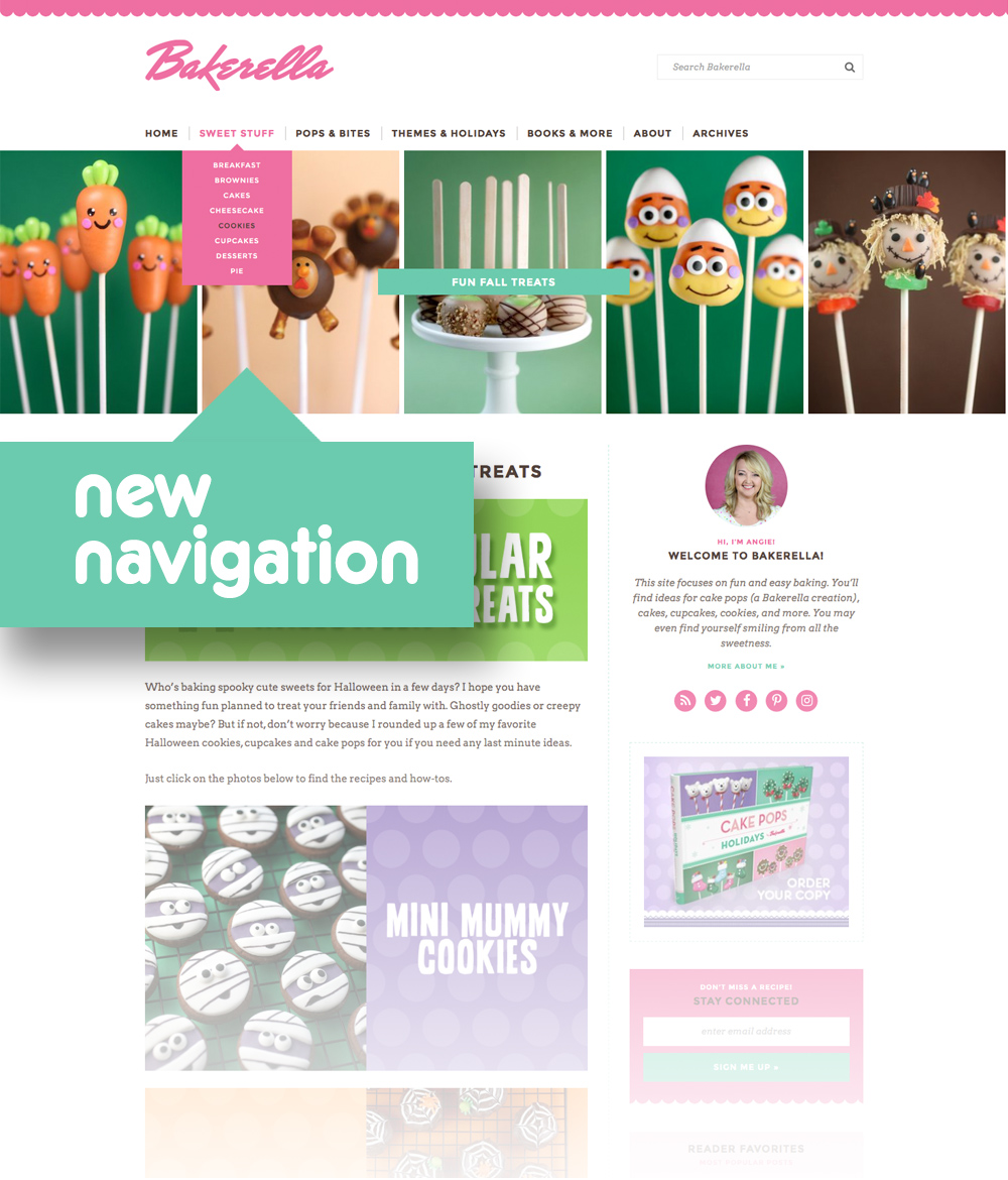 A Sweet New Look - Bakerella