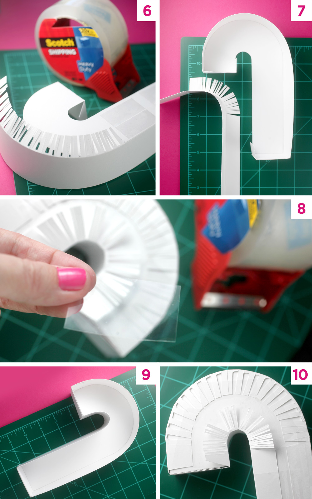 DIY Candy Cane Treat Box - Bakerella