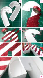 DIY Candy Cane Treat Box - Bakerella