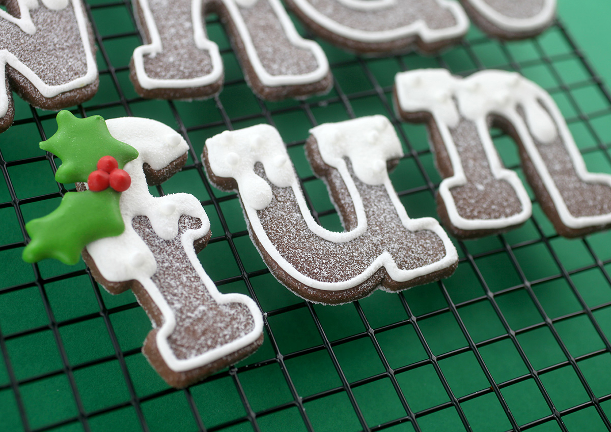Christmas Letter Cookies – Four Ways | Bakerella