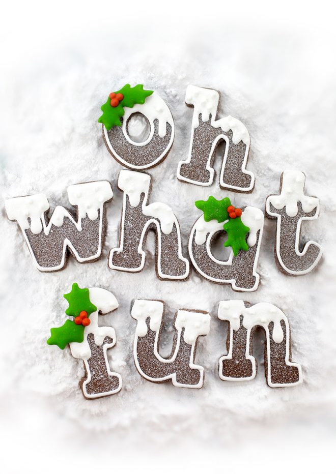 Christmas Letter Cookies – Four Ways - Bakerella