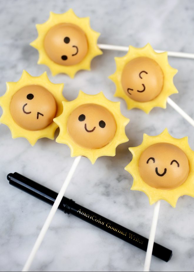 Hello Sunshine Cake Pops - Bakerella