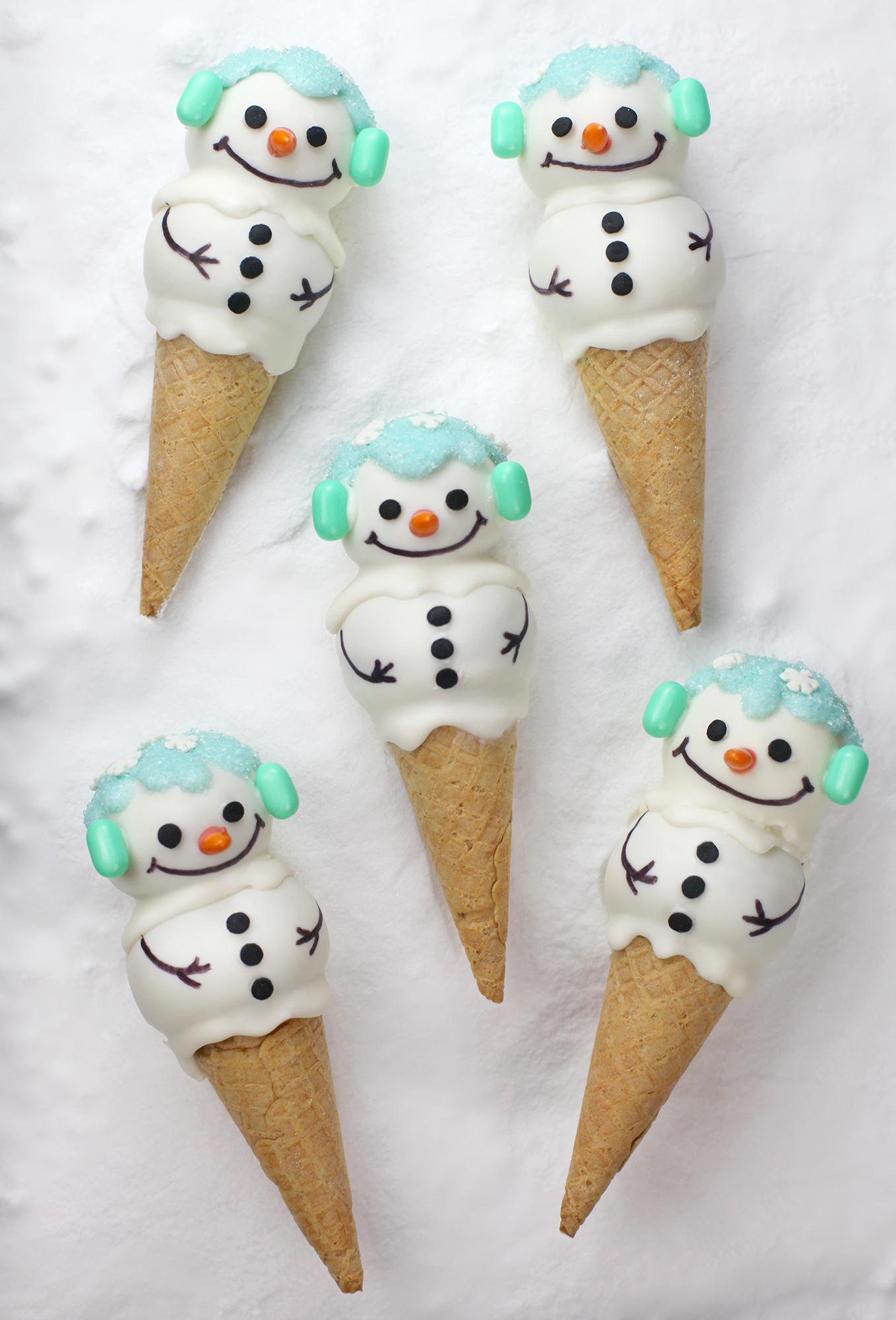 Snowy Cones - Bakerella