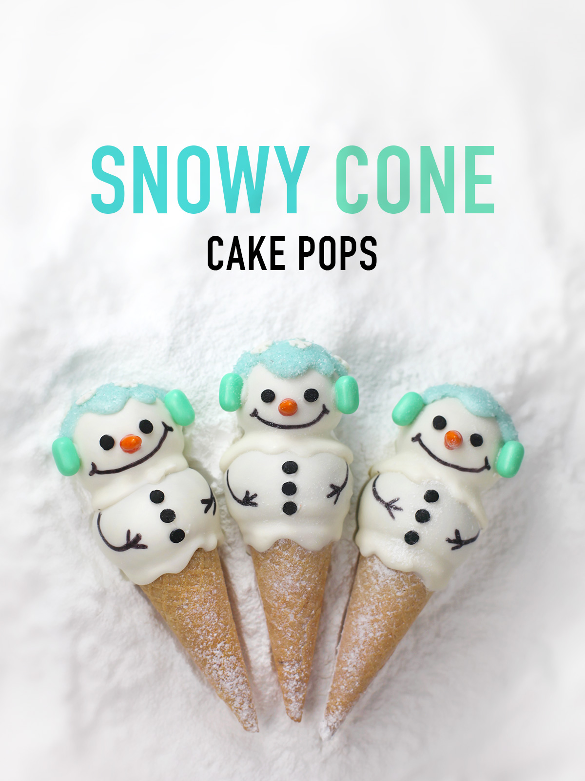 Snowy Cones - Bakerella