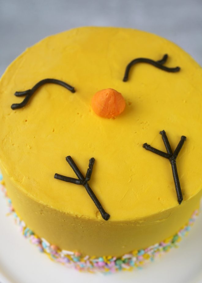 Sweet Baby Chick Cake | Bakerella