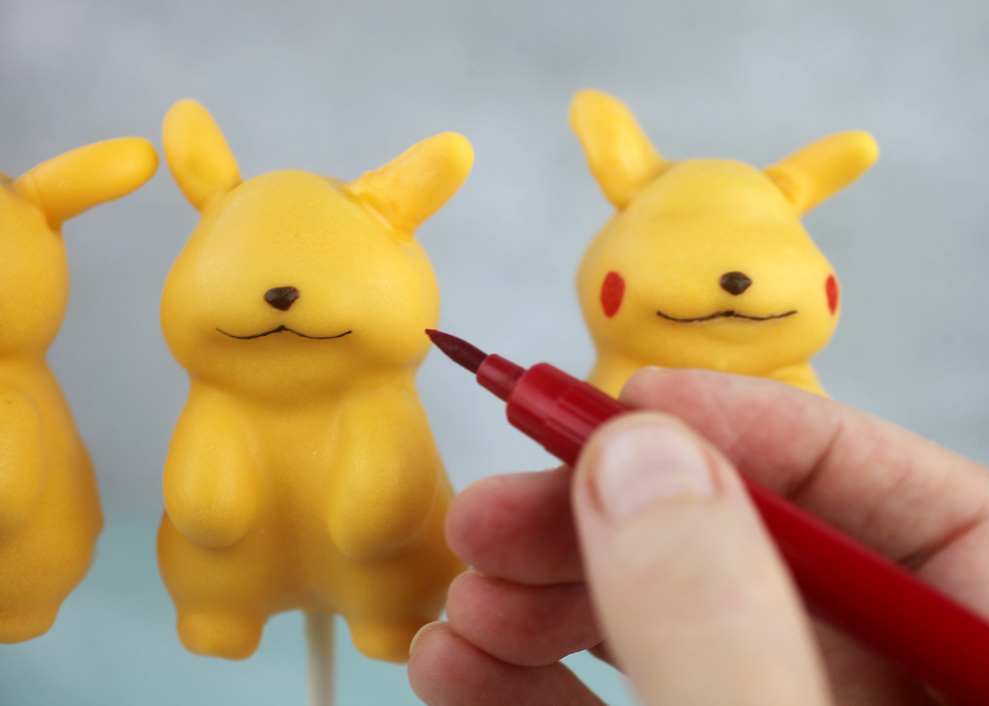 Detective Pikachu Cake Pops | Bakerella