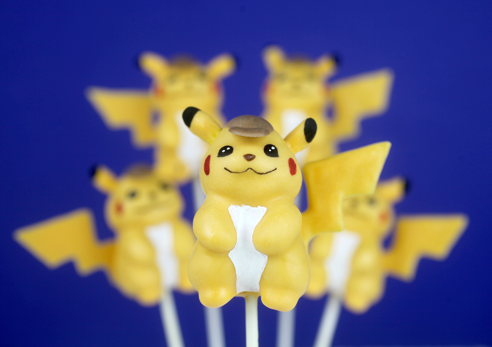 Detective Pikachu Cake Pops | Bakerella