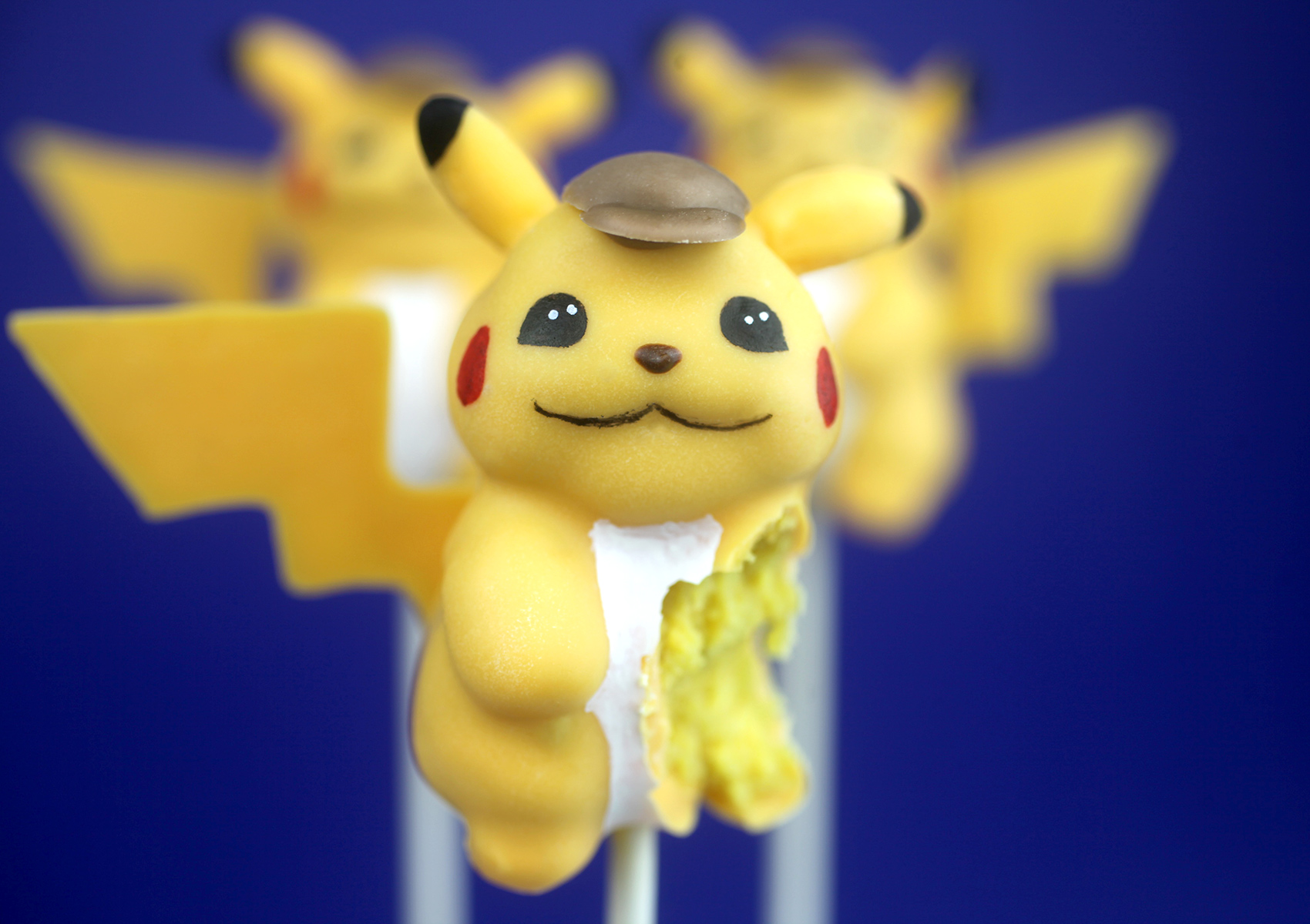 Detective Pikachu Cake Pops | Bakerella