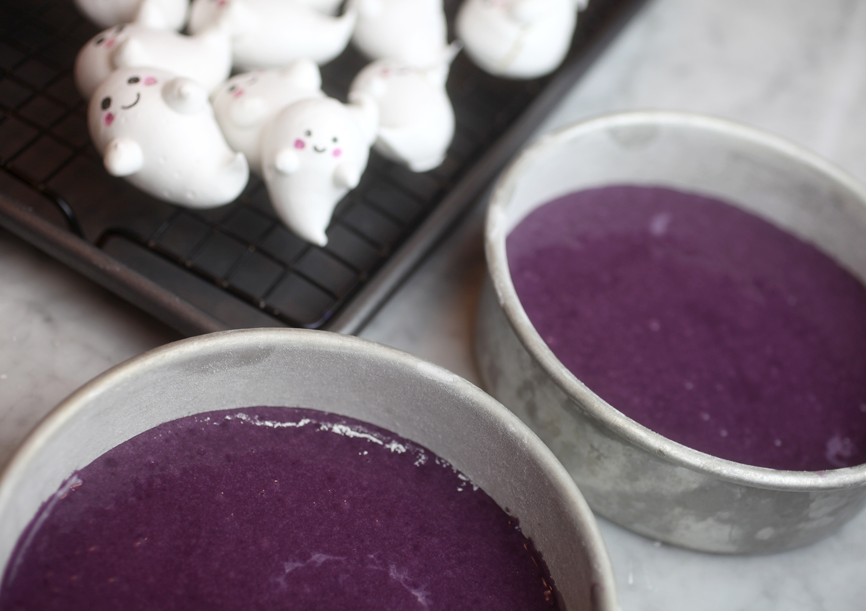 Boo-meringue Cake - Bakerella