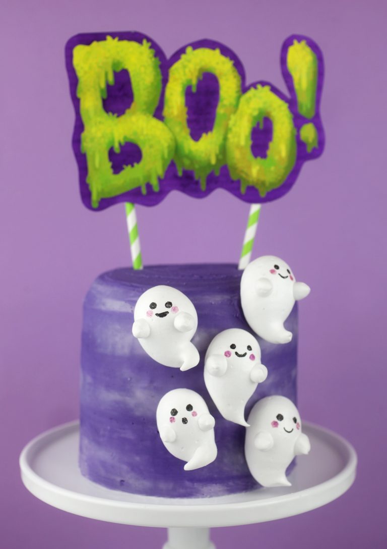 Boo-meringue Cake - Bakerella