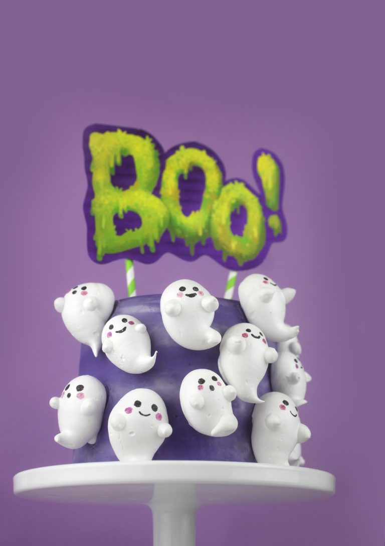 Boo-meringue Cake - Bakerella