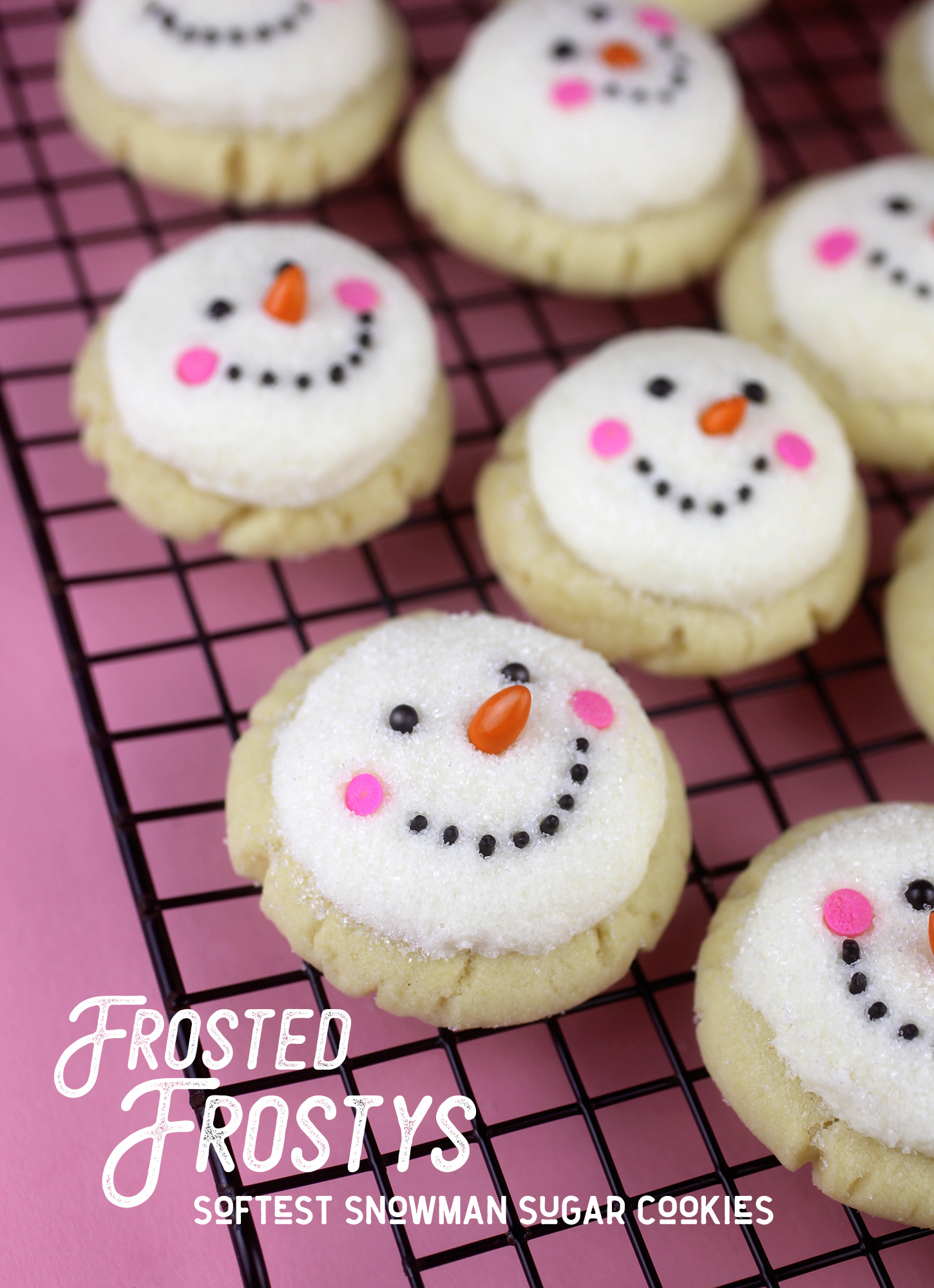 Frosted Frostys – Soft Sugar Cookies - Bakerella