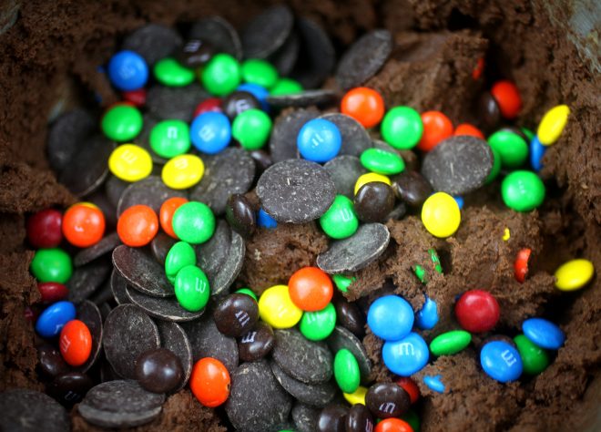 Mega Chocolate Candy Cookies - Bakerella