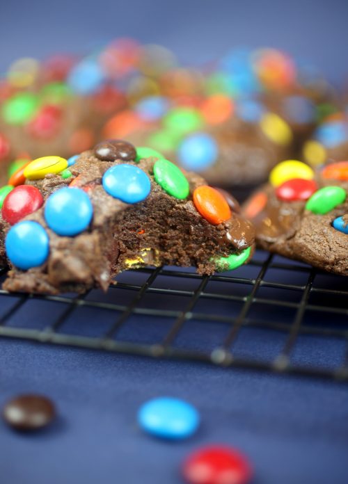 Mega Chocolate Candy Cookies | Bakerella