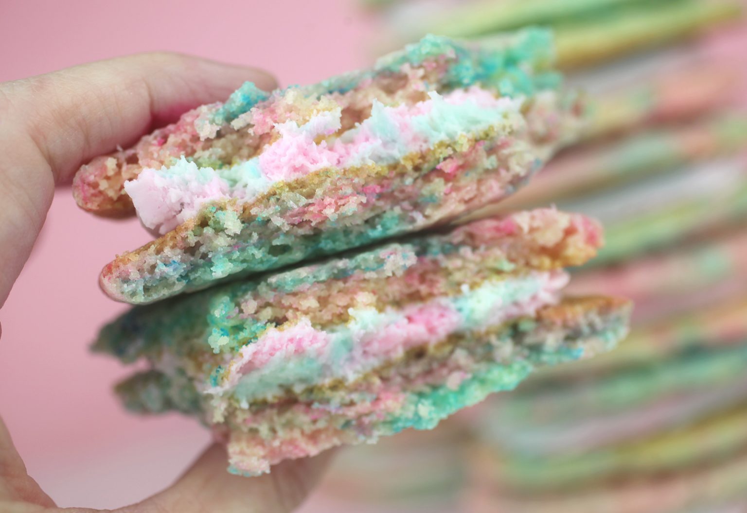 Cotton Candy Cookies - Bakerella