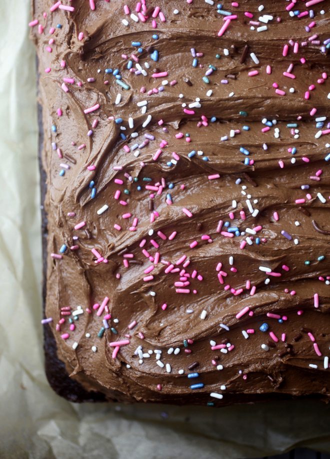Favorite Chocolate Snack Cake - Bakerella