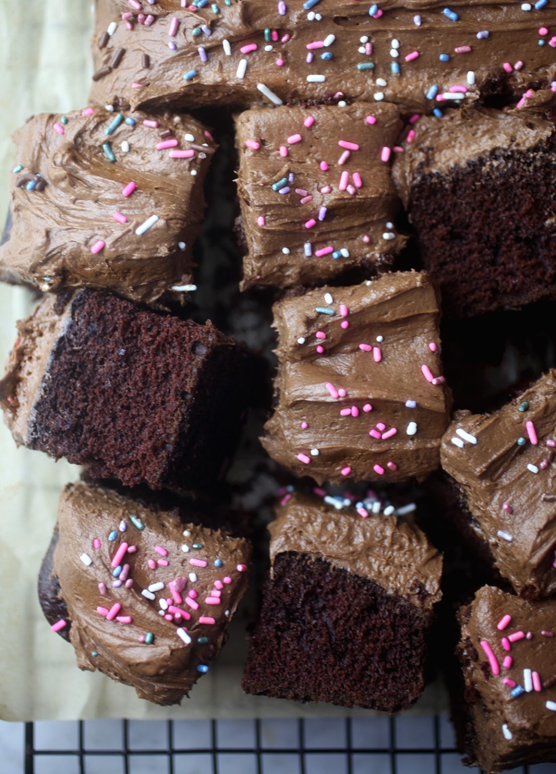 Favorite Chocolate Snack Cake - Bakerella